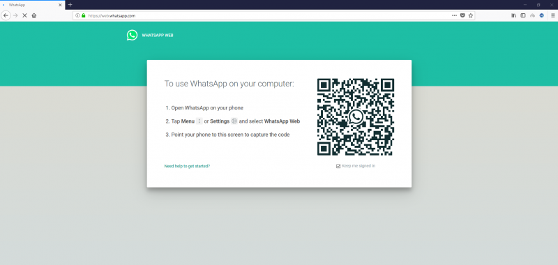 Cara Melihat Kode batang QR akun WhatsApp